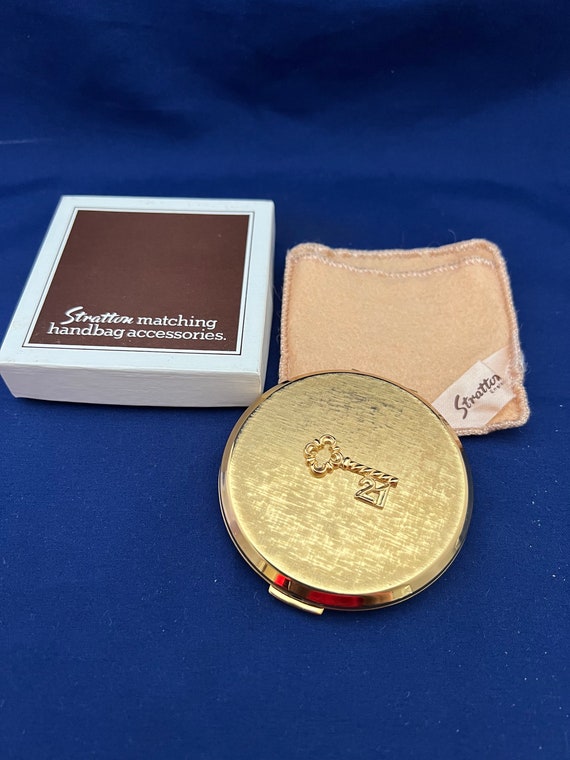 Vintage Stratton 21st Birthday, Powder Compact - Gem