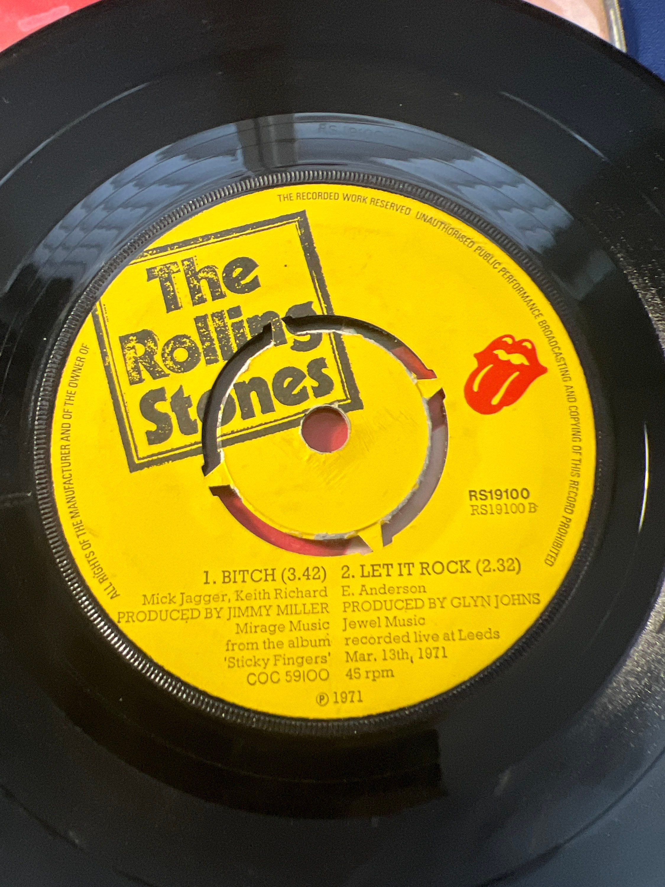 The Rolling Stones, Brown Sugar, 7 Vinyl Single - Etsy