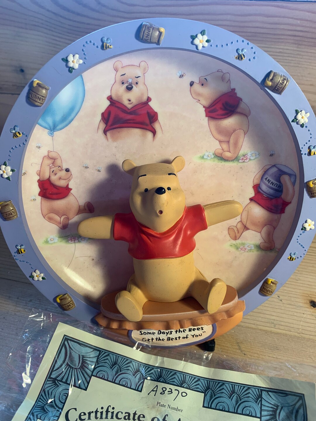 Disney Winnie the Pooh Collectors Plate - Etsy