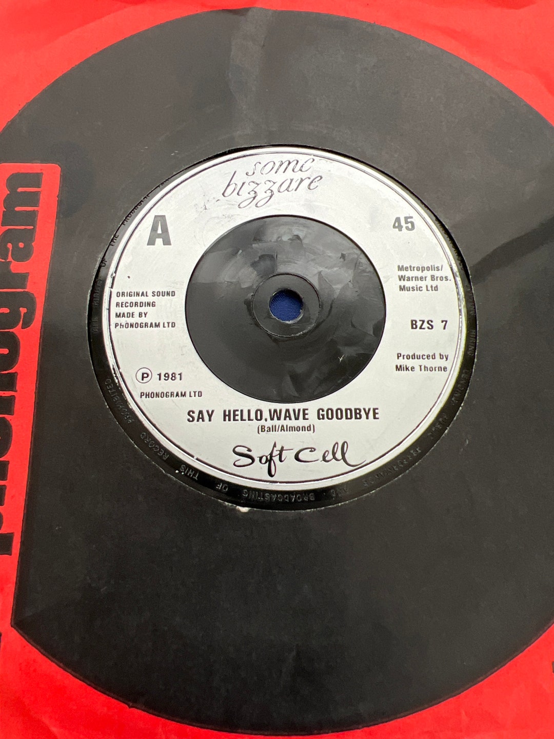 Soft Cell, Say Hello, Wave Goodbye 7” Vinyl Single - Etsy