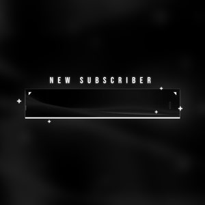 Animated Black & White Twitch Alerts - Animated Alerts - Includes ...