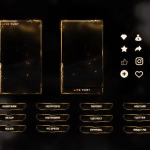 Animated Thunder Aura Twitch Overlays - Complete Stream Package ...