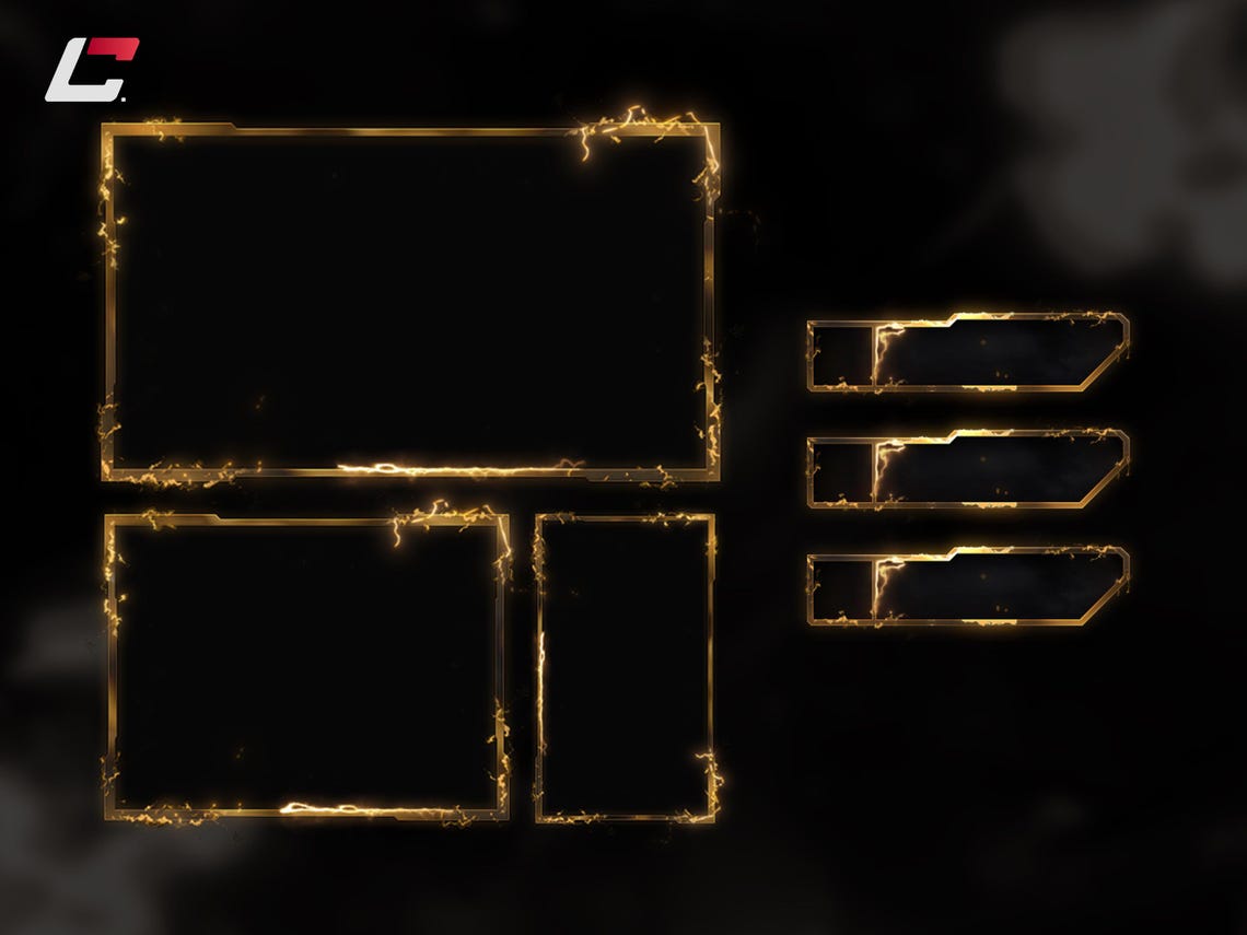 Animated Thunder Aura Twitch Overlays - Complete Stream Package ...