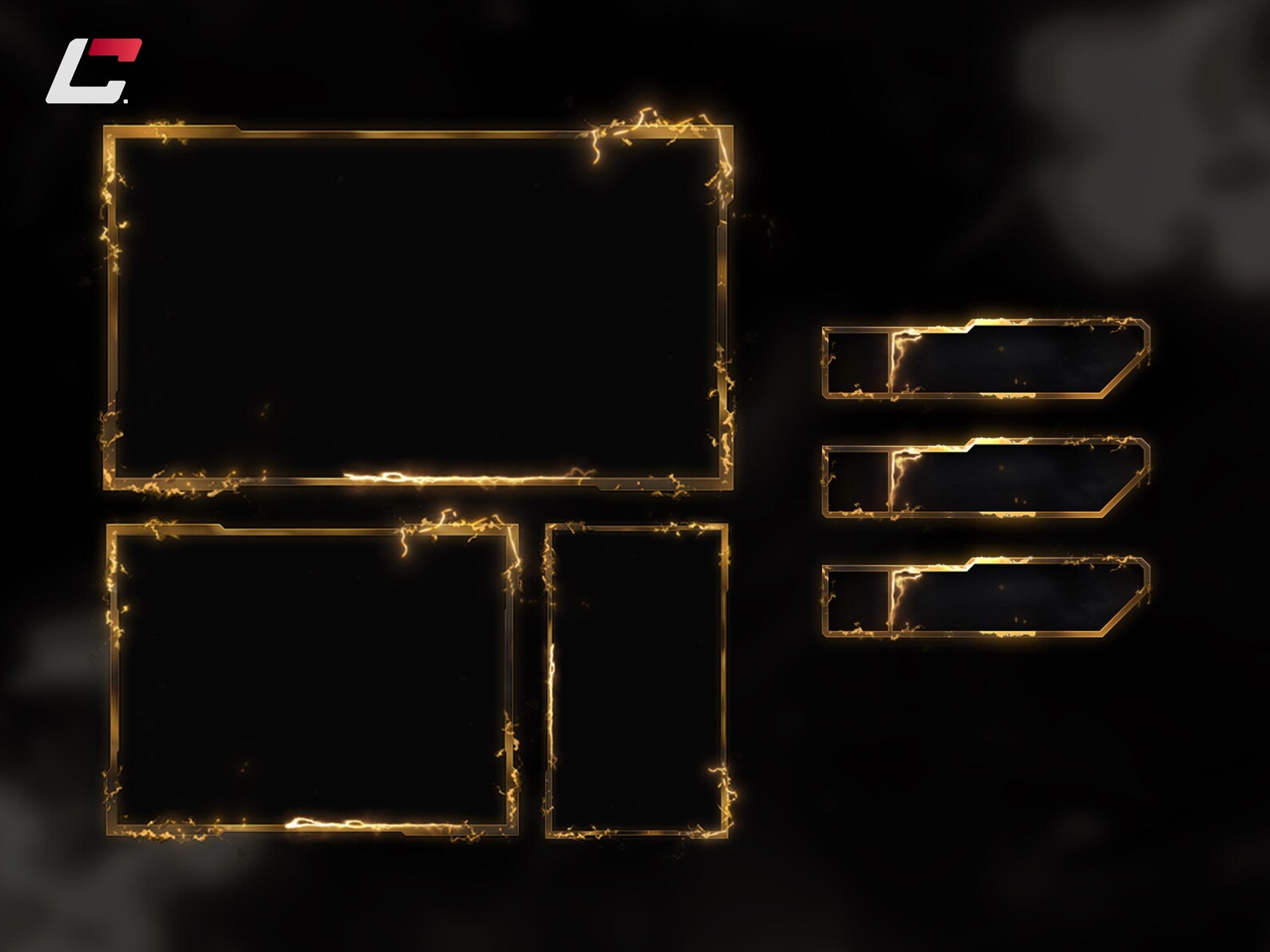 Animated Thunder Aura Twitch Overlays - Complete Stream Package ...