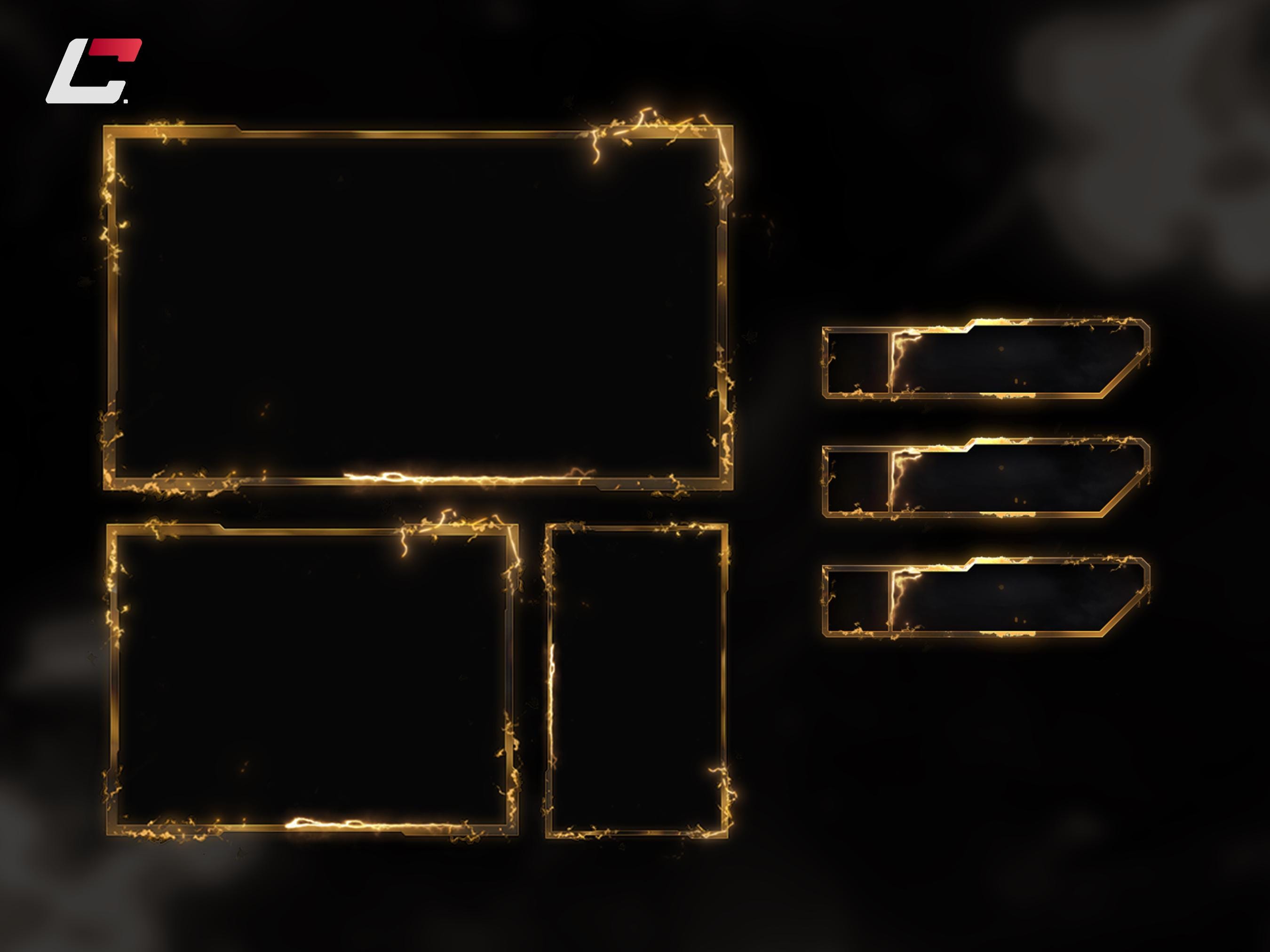 Animated Thunder Aura Twitch Overlays - Complete Stream Package ...