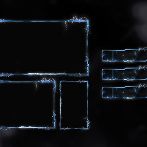 Animated Blue Thunder Twitch Overlays - Complete Stream Package ...