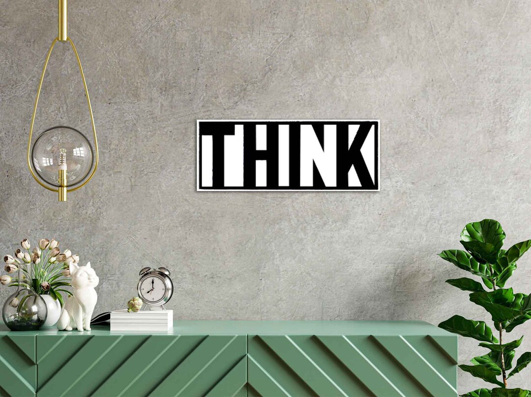 Think Home Decorwood Home Art Wood Wall Art Wall Decor - Etsy