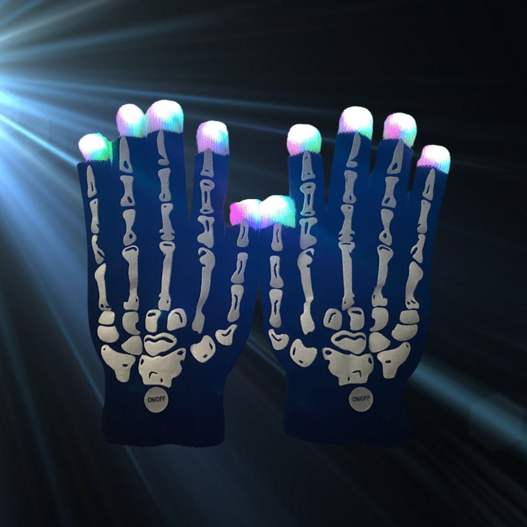 LED Luminous Gloves Cosplay Props Stage DJ Props - Etsy