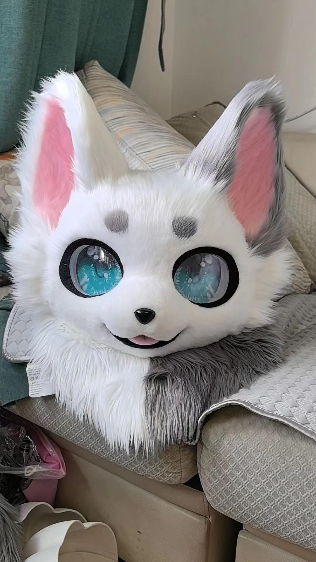 Fursuit, Mask, Fursuit Head, Kemono Mask Furry Fursuit Kig Fursuit ...