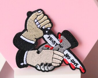 Trust No One Iron on Patch - Etsy