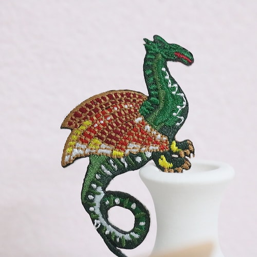 Embroidered Dragon Iron on Applique Patch Patches Dragons - Etsy