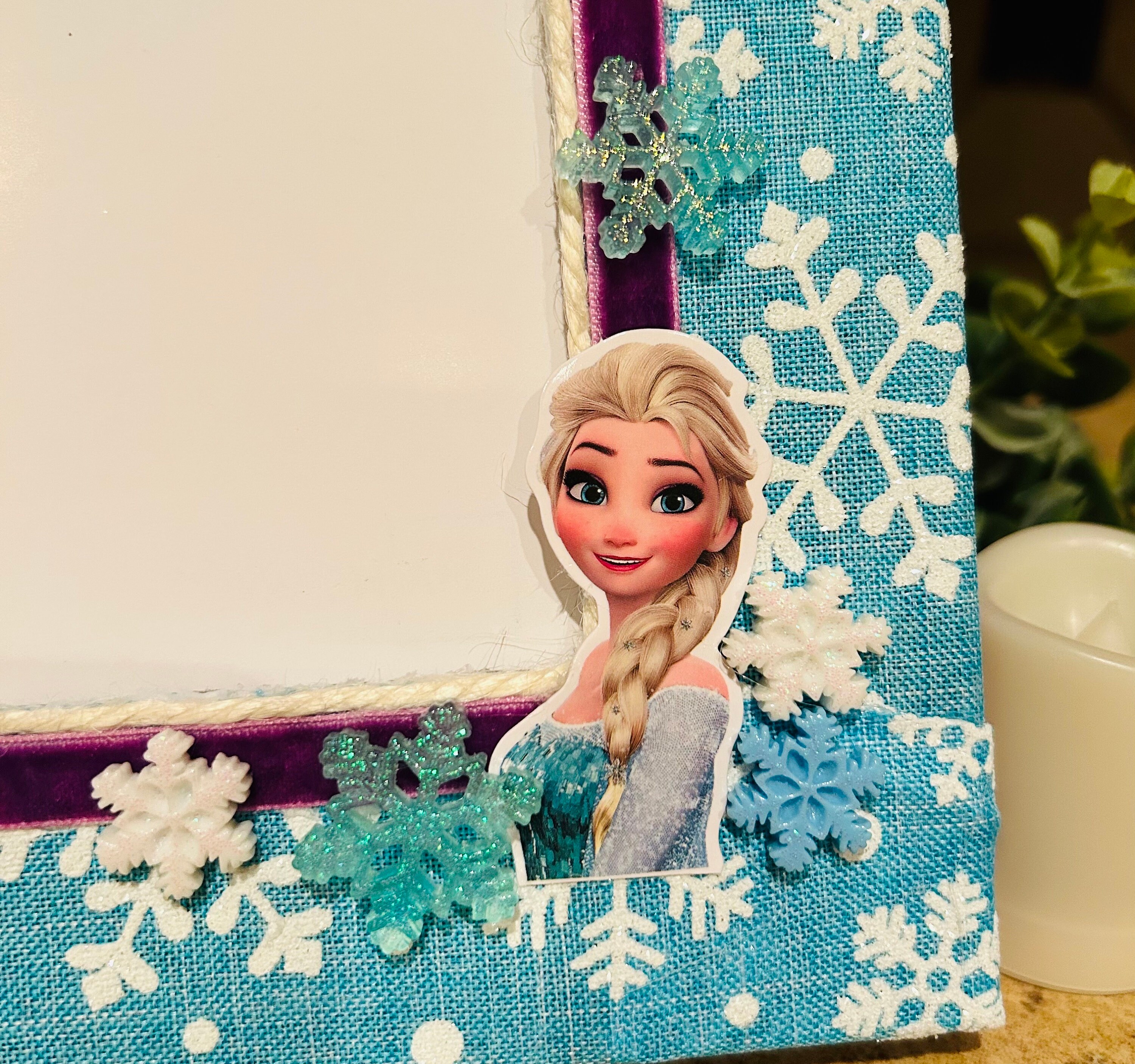 Frozen Elsa, Anna & Olaf Picture Vertical 5x7 Frame - Etsy