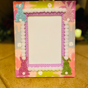Easter Bunny Picture Frame - Etsy