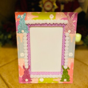 Easter Bunny Picture Frame - Etsy