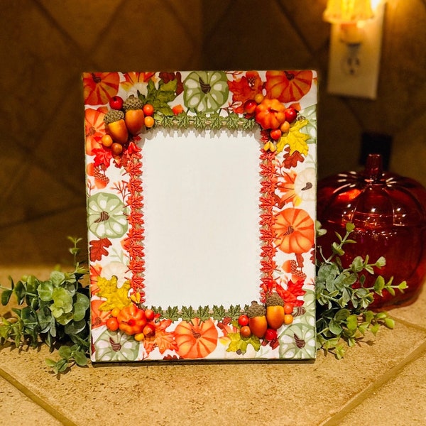 Fall Picture Frame - Etsy