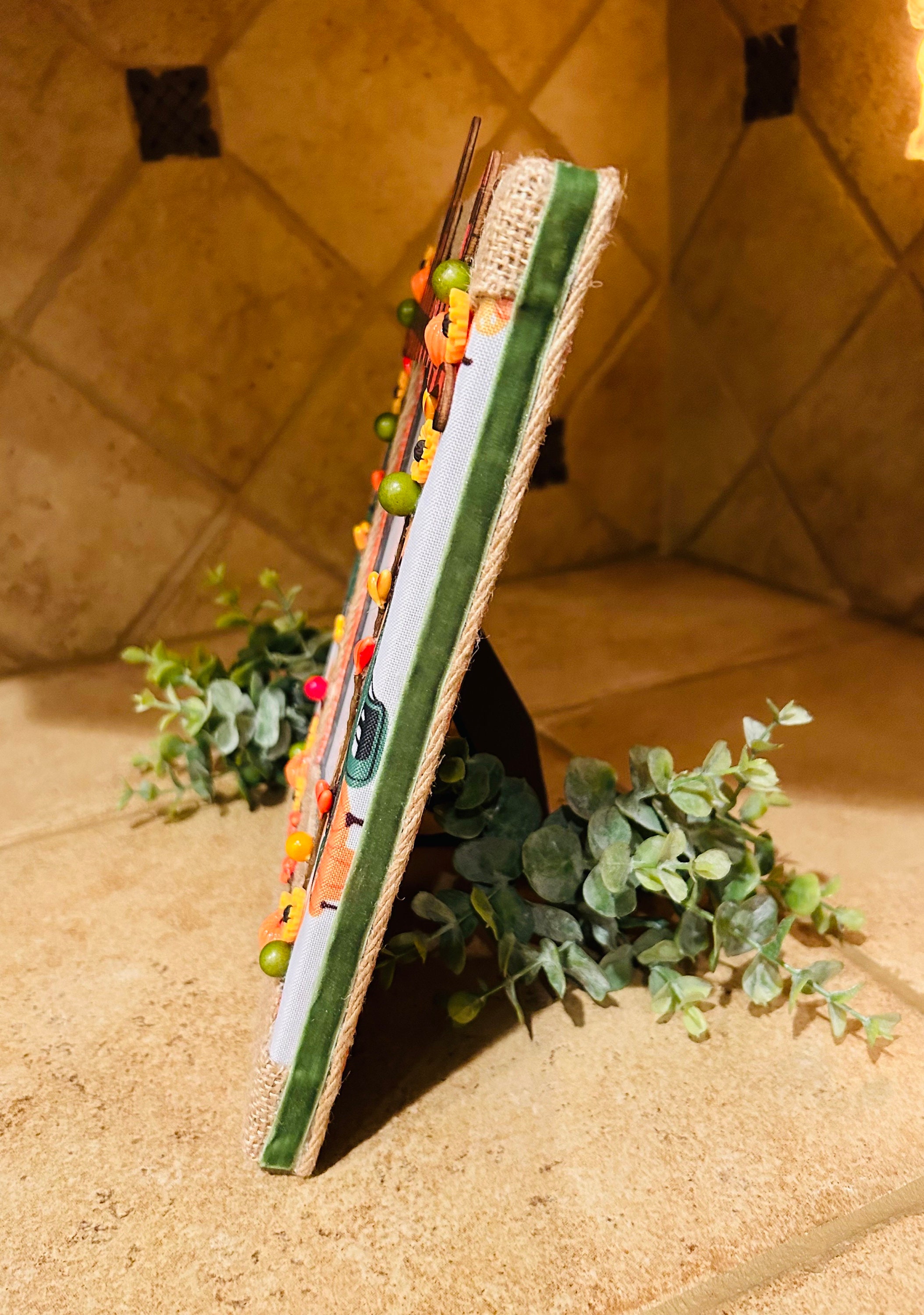 Fall Pick up Truck & Blessed Picture Frame - Etsy