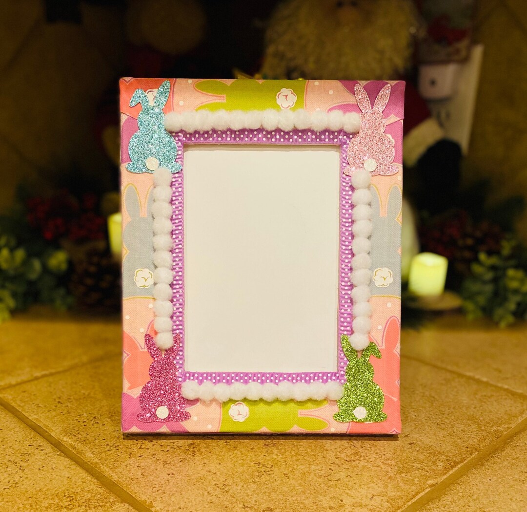 Easter Bunny Picture Frame - Etsy