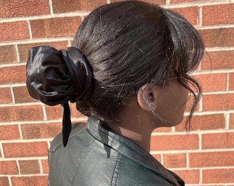 Silk Hair Bun Cover - Etsy