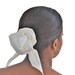BEAUT BUNS Mulberry Silk Satin Hair Bun Cover in Ivory, 100% Silk Hair ...
