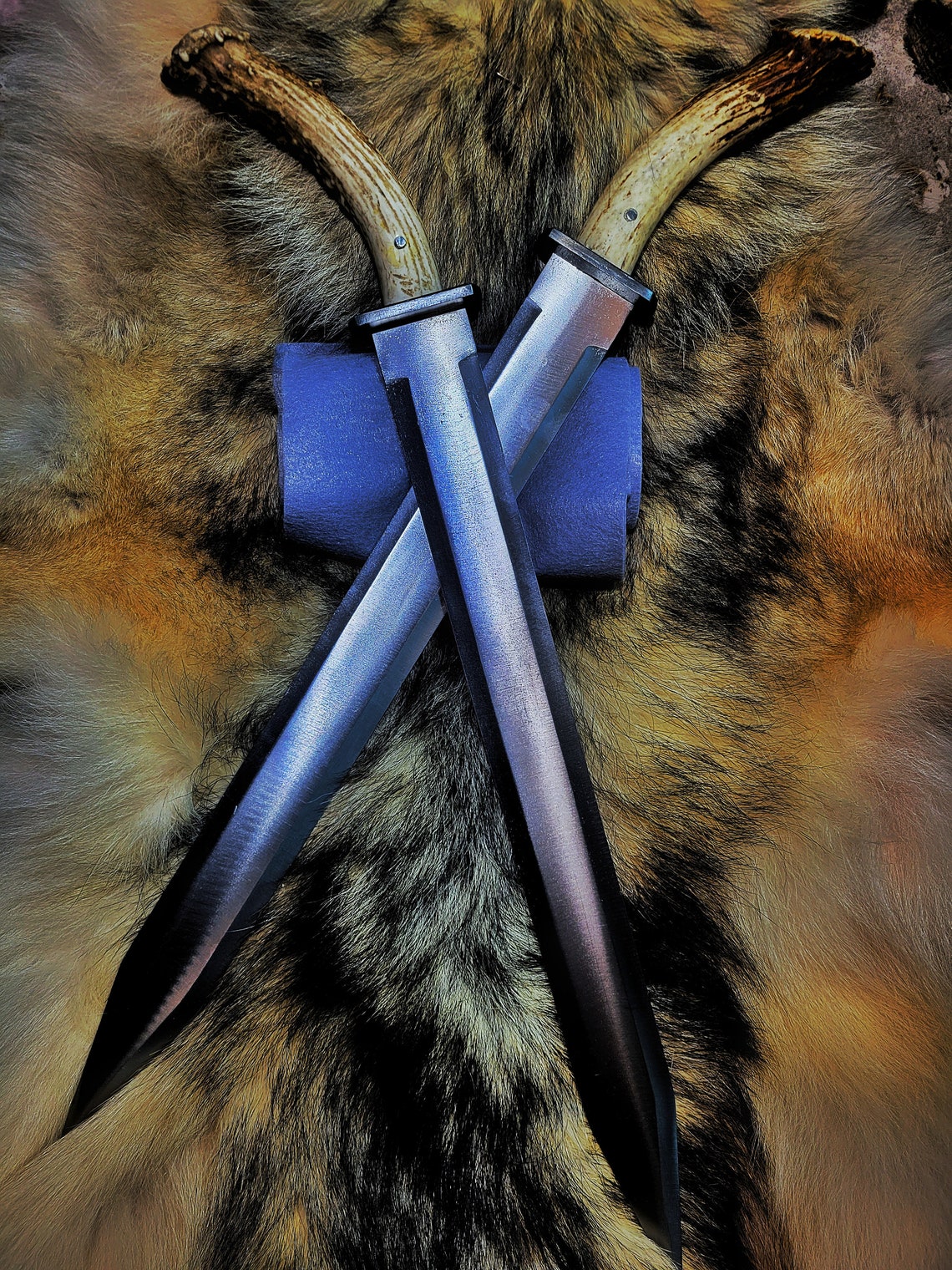 Antler Handle Sword Set - Etsy