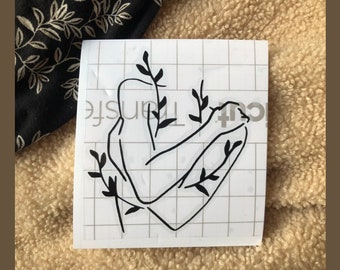 Line Art Sticker | Etsy