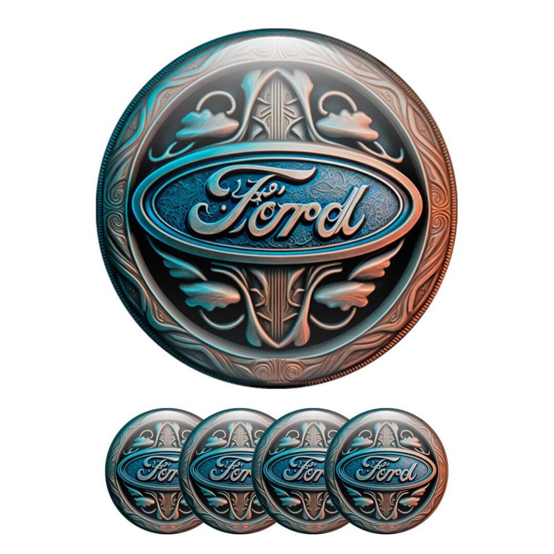 Ford Domed Logo Car Wheel Center Hub Emblem ,4pcs Set All Sizes ...