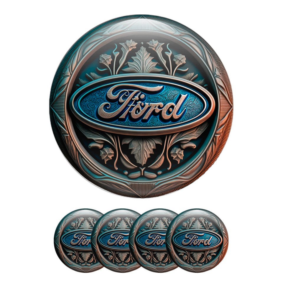 Ford Domed Logo Car Wheel Center Hub Emblem ,4pcs Set All Sizes ...