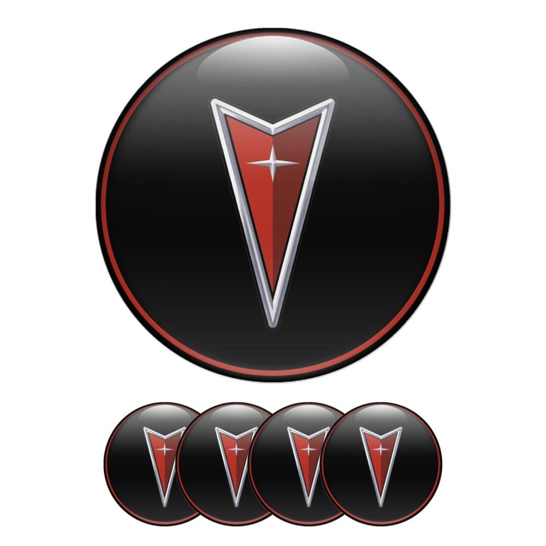 Pontiac Domed Logo Car Wheel Center Hub Emblem 4pcs Set All - Etsy
