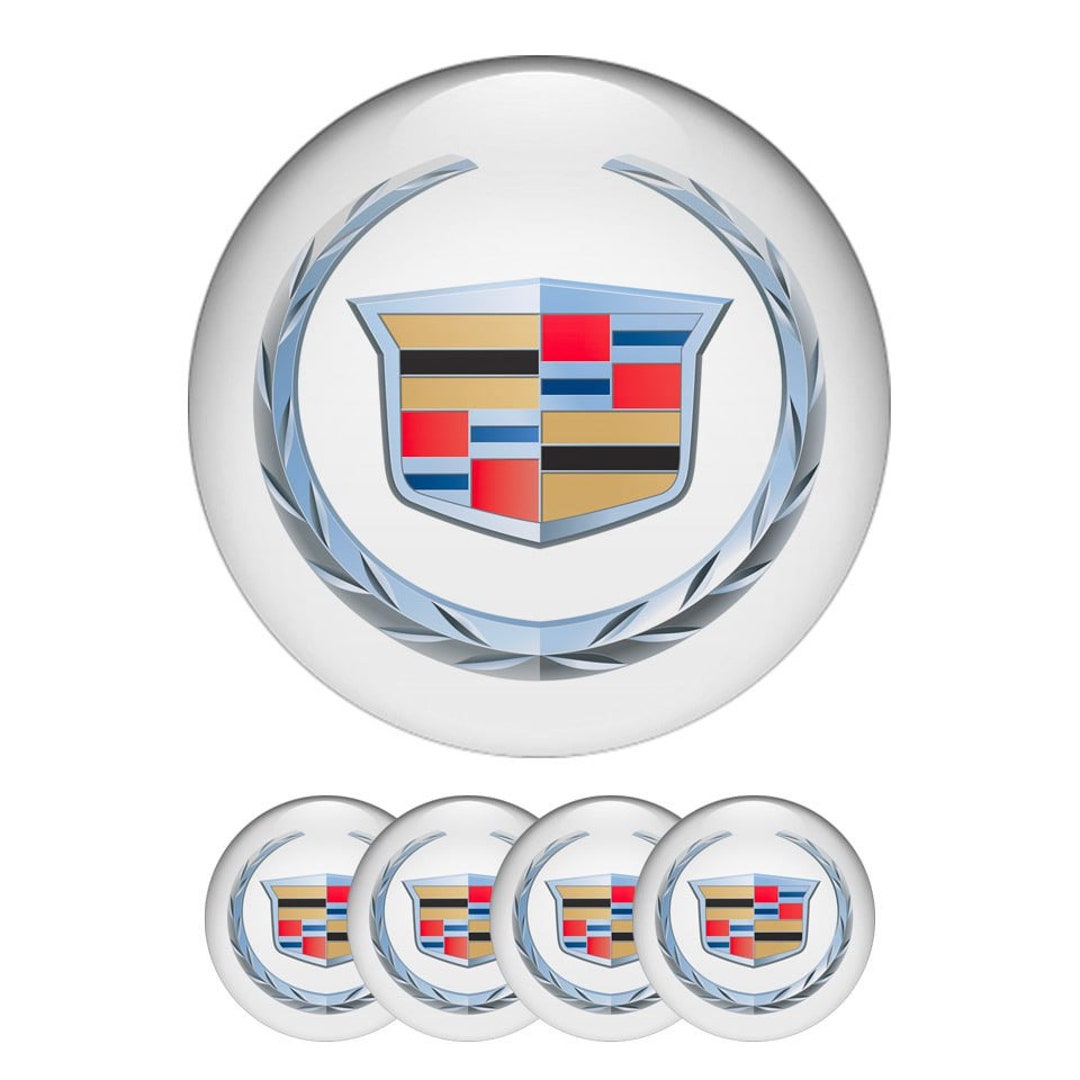 Cadillac Domed Logo Car Wheel Center Hub Emblem ,4pcs Set All Sizes ...