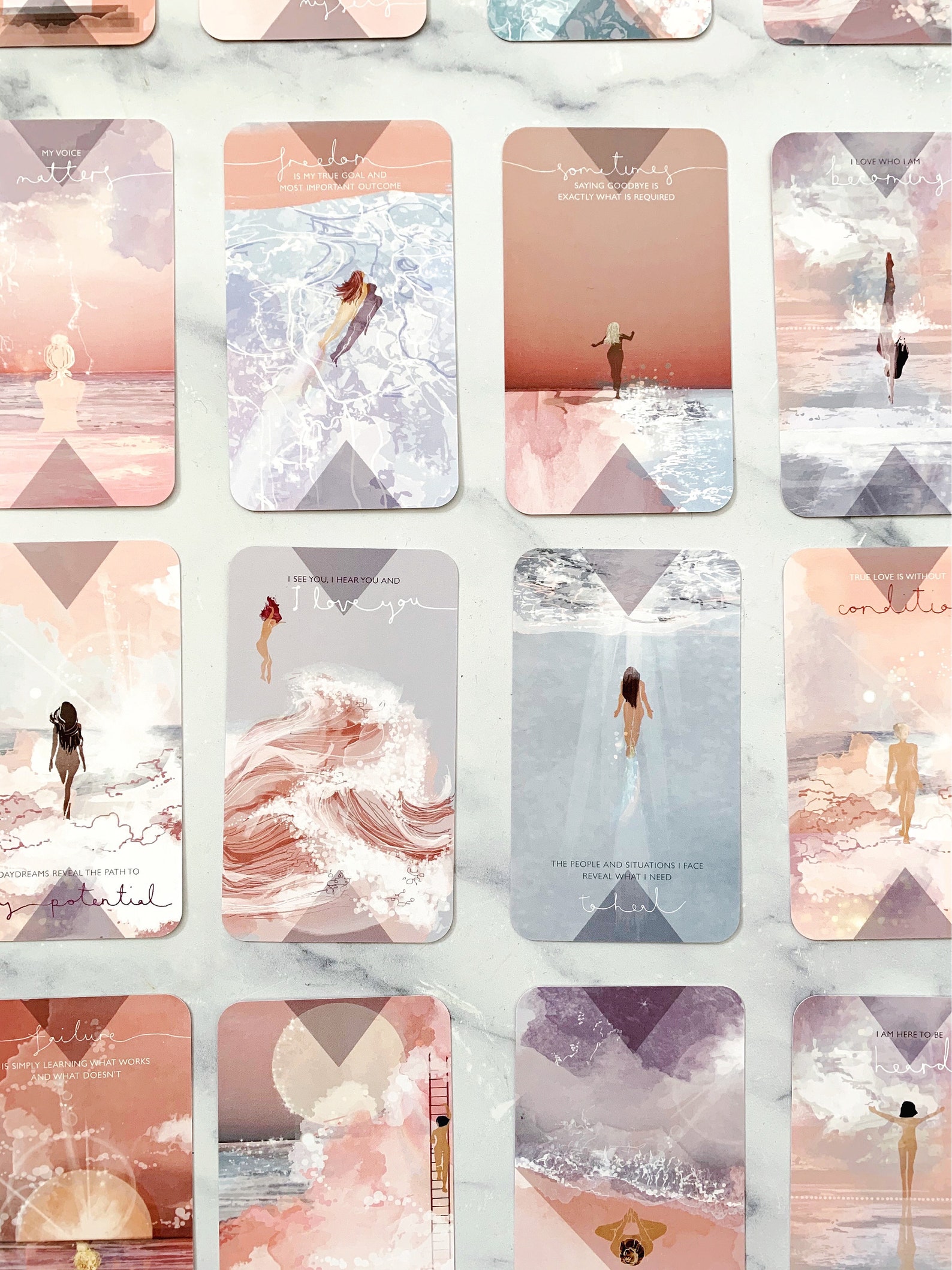 The Empowered Woman Positive Affirmation Cards - Etsy UK