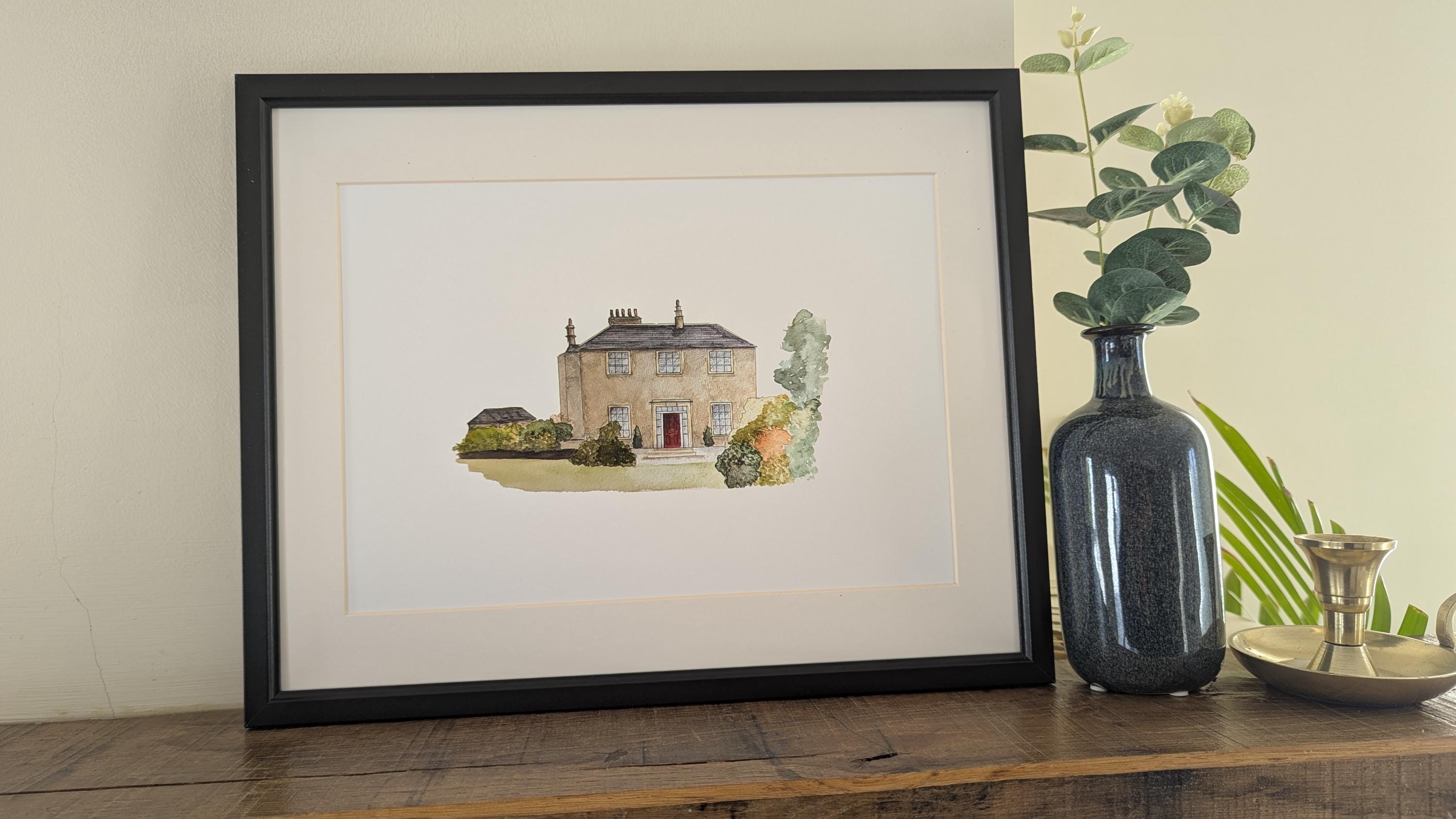 Old Rectory, Killyman Print | Engagement Gift | Wedding Gift ...