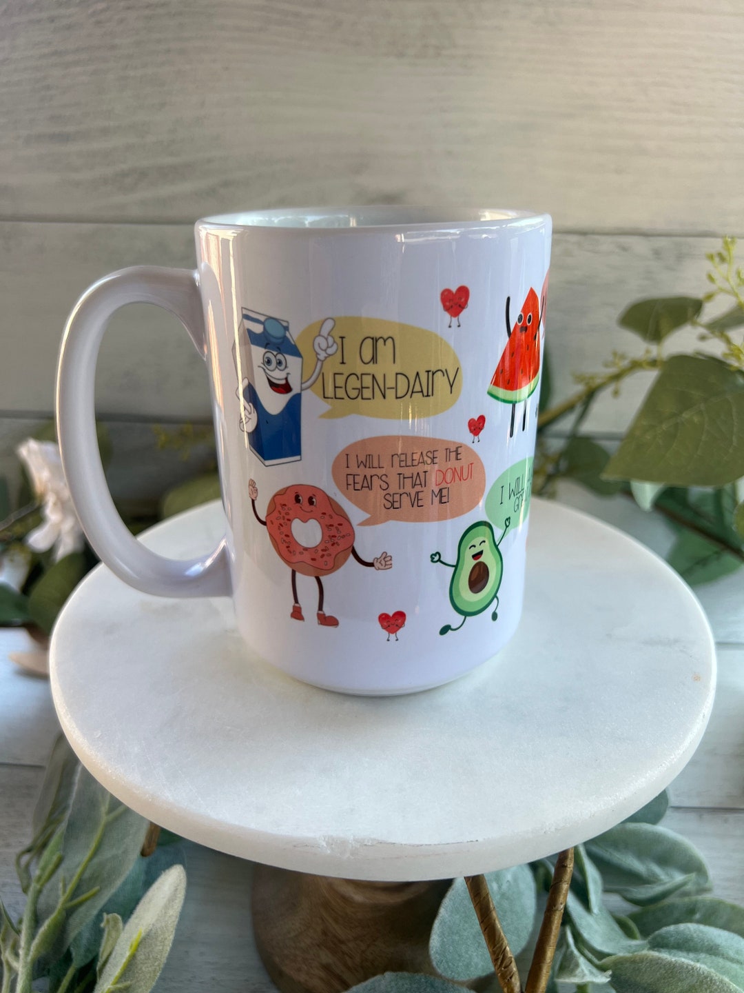 Positive Food Pun Mug | Positive Affirmations | Cute Mug | Cute Coffee ...