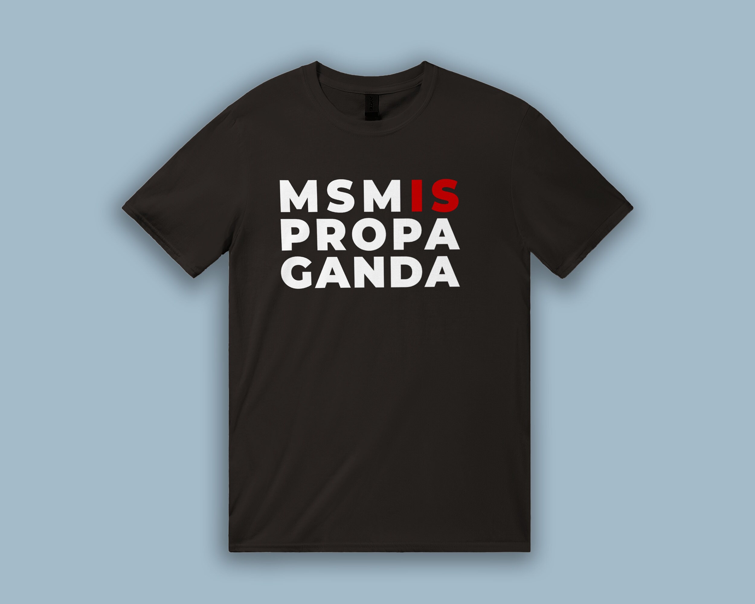 MSM is Propaganda T-shirt Activism Protest Conspiracy Symbolic Hidden ...