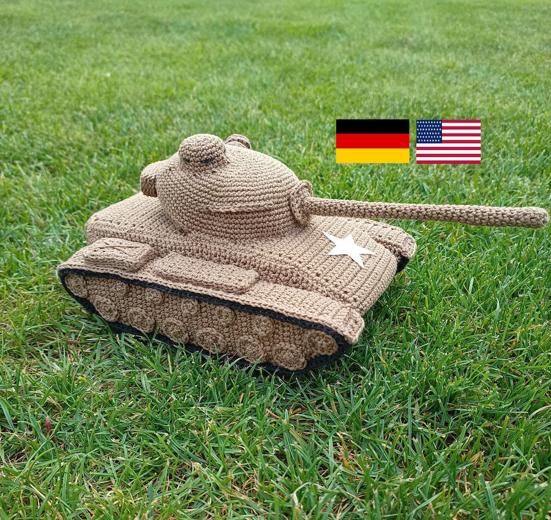 Crochet Pattern Tank Amigurumi Patton M48 - M60 - Etsy