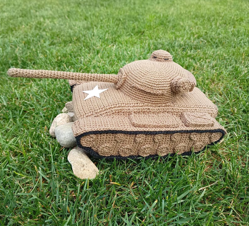 Crochet Pattern Tank Amigurumi Patton M48 - M60 - Etsy