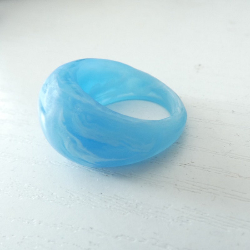 Chunky Resin Rings - Etsy