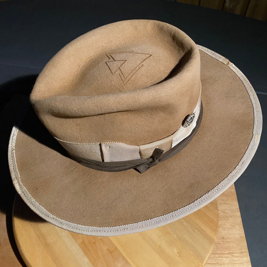 Handmade Fedora Hat Size 58/59 - Etsy