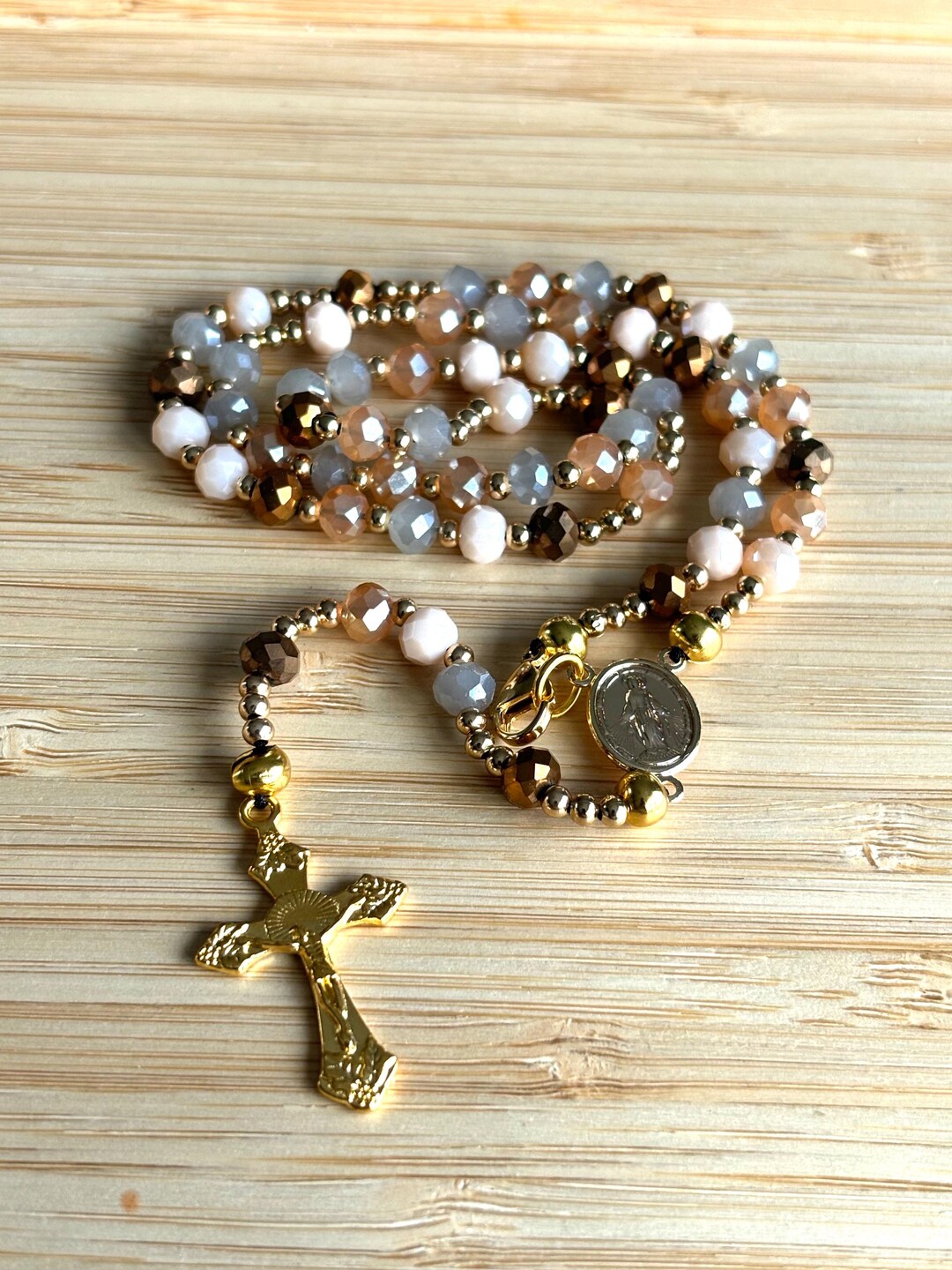 Christian Rosary, Christian Rosary, Traditional Christian Rosary, Brown ...