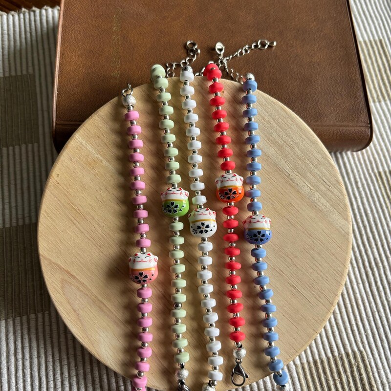 Cute Cat Bracelet - Etsy