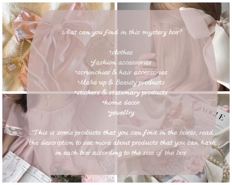 Coquette Core Mystery Boxcoquette Style Bundlecoquette - Etsy