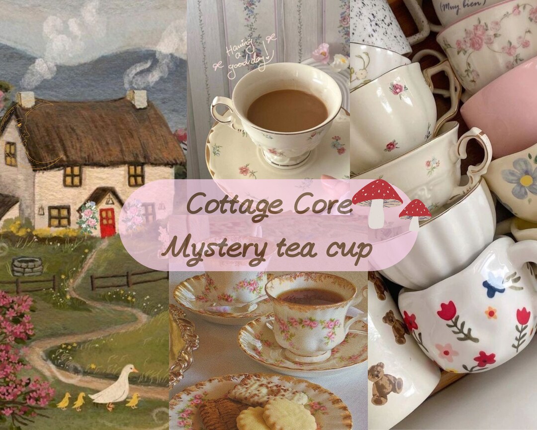 Cottage Core Mystery Tea Cup Mystery Mugforest Core Mystery Mugmystery ...