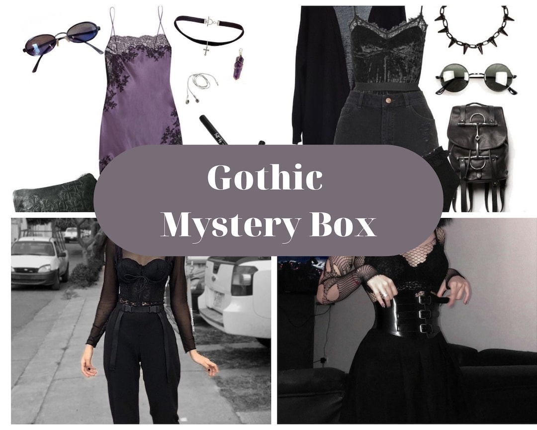 Gothic Mystery Box Clothing Bundle Surprise Box Vintage Clothes Goth ...