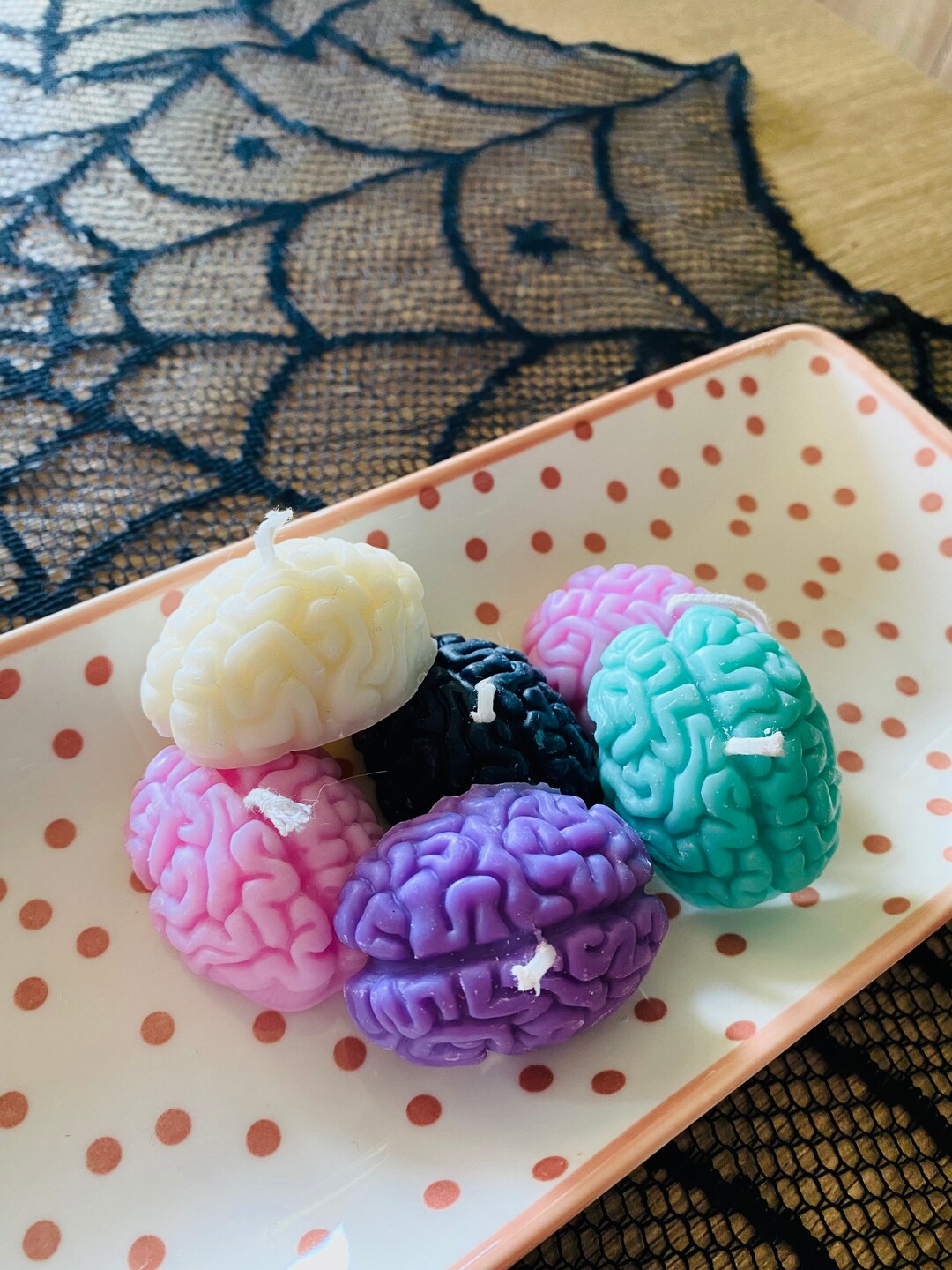 5pcs Scented Brain Halloween Candles - Etsy