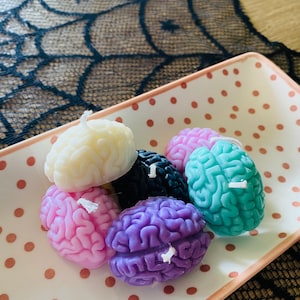 5pcs Scented Brain Halloween Candles - Etsy