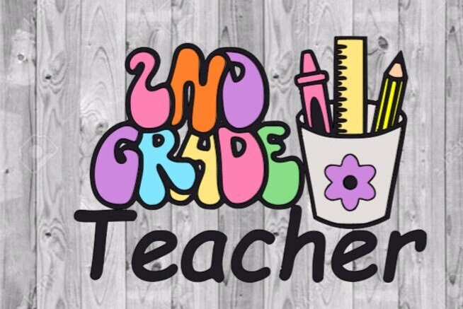 2nd Grade T Eachersvg , Second Grade SVG, Back to School Svg, First Day ...