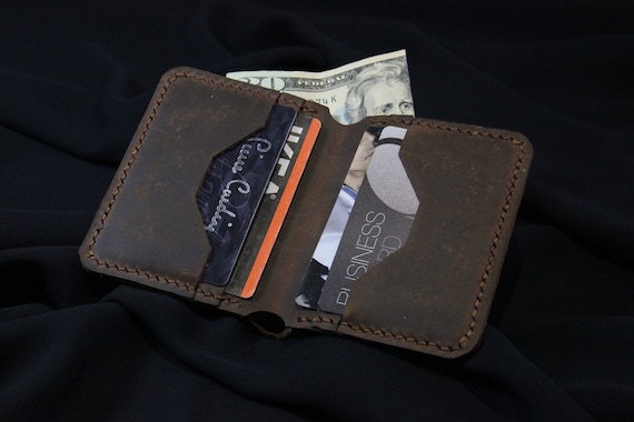 Engraved Front Pocket Walletpersonalized Bifold - Etsy