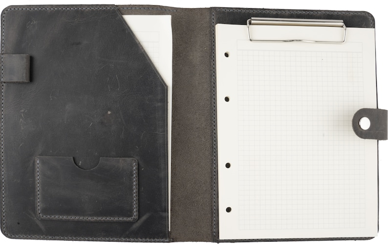 Personalized Leather Clipboard With A5 Notebook - Etsy