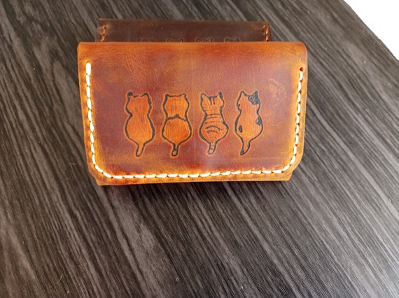 Cute Cat Walletsmall Cat Wallet for Womencat Design Front | Etsy