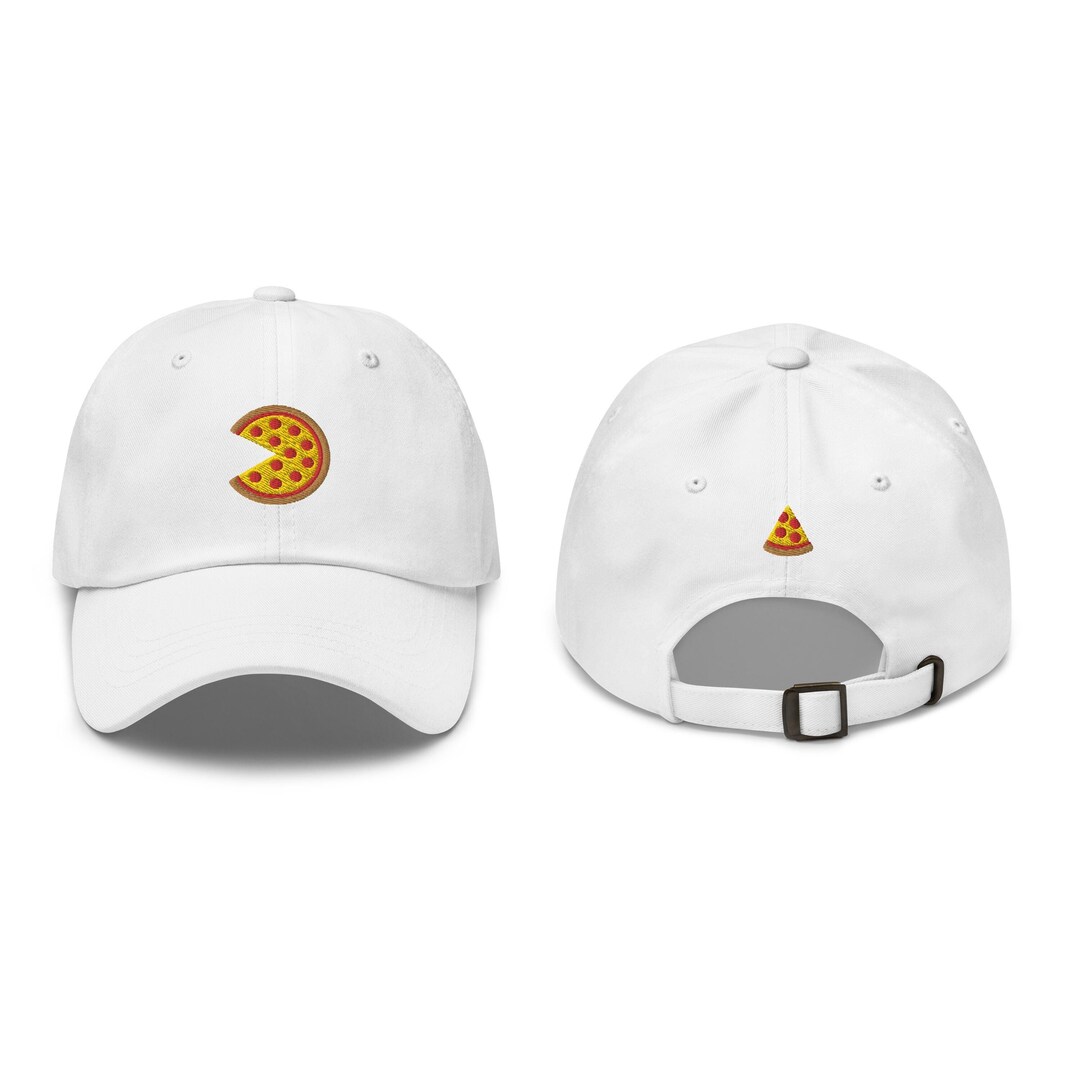 Pizza Embroidered Baseball Cap, Cute Embroidered Hat, Pizza Lover Gift ...