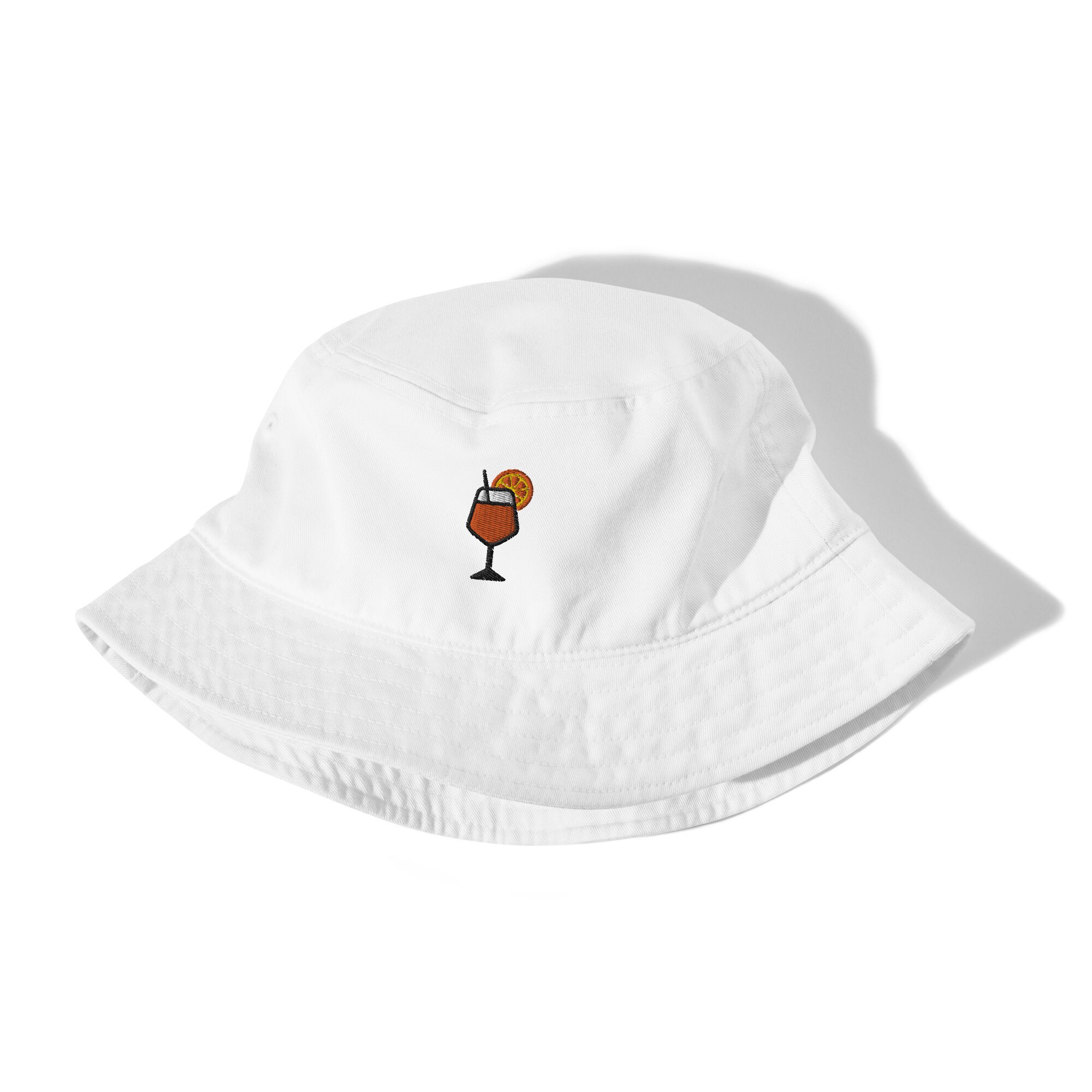 Aperol Spritz Embroidered Bucket Hat, Cute Bucket Hat, Aperol Spritz ...
